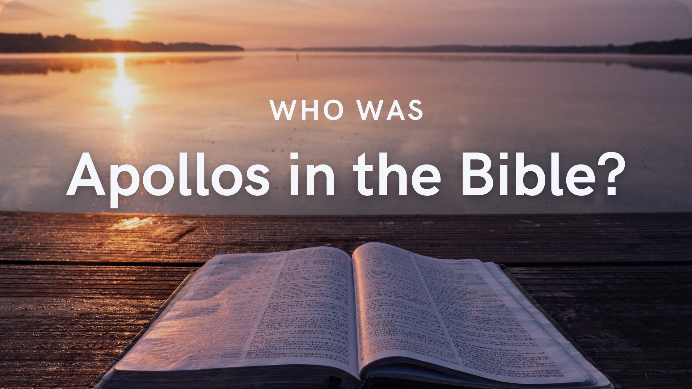 Who was Apollos in the Bible? - Bible Portal