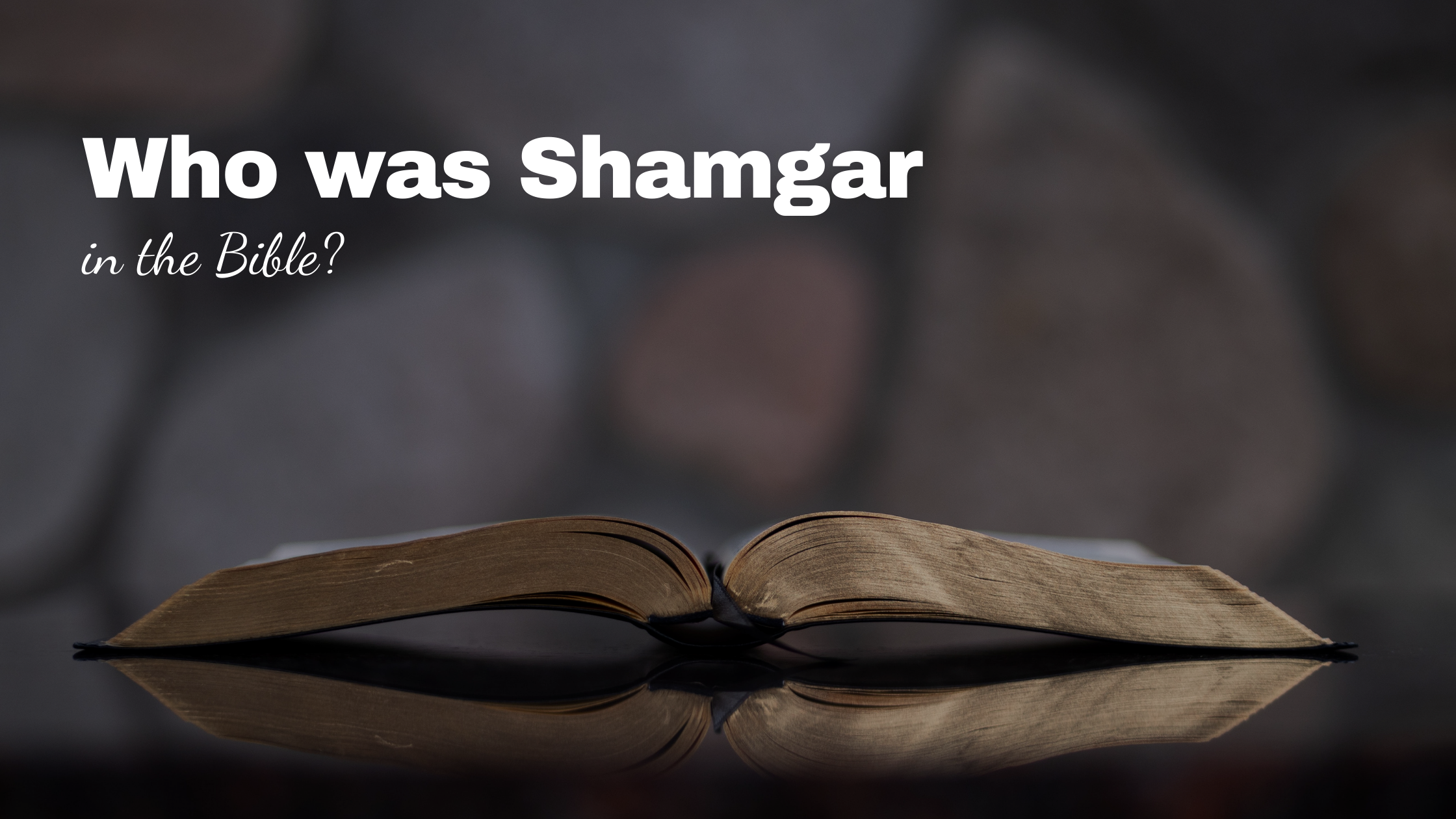 Who was Shamgar in the Bible? - Bible Portal